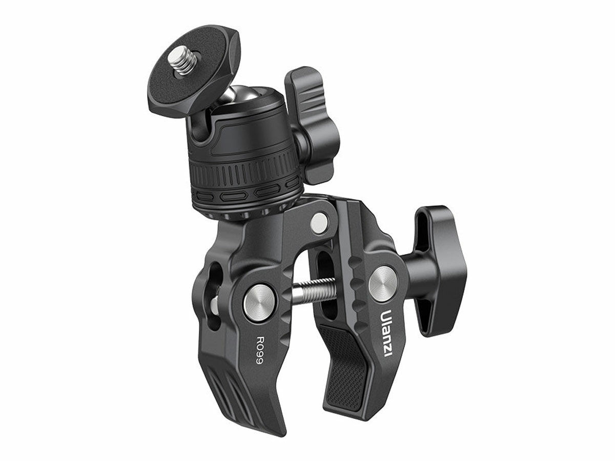 Ulanzi R099 Clamp With Ballhead Aluminium | Scandinavian Photo