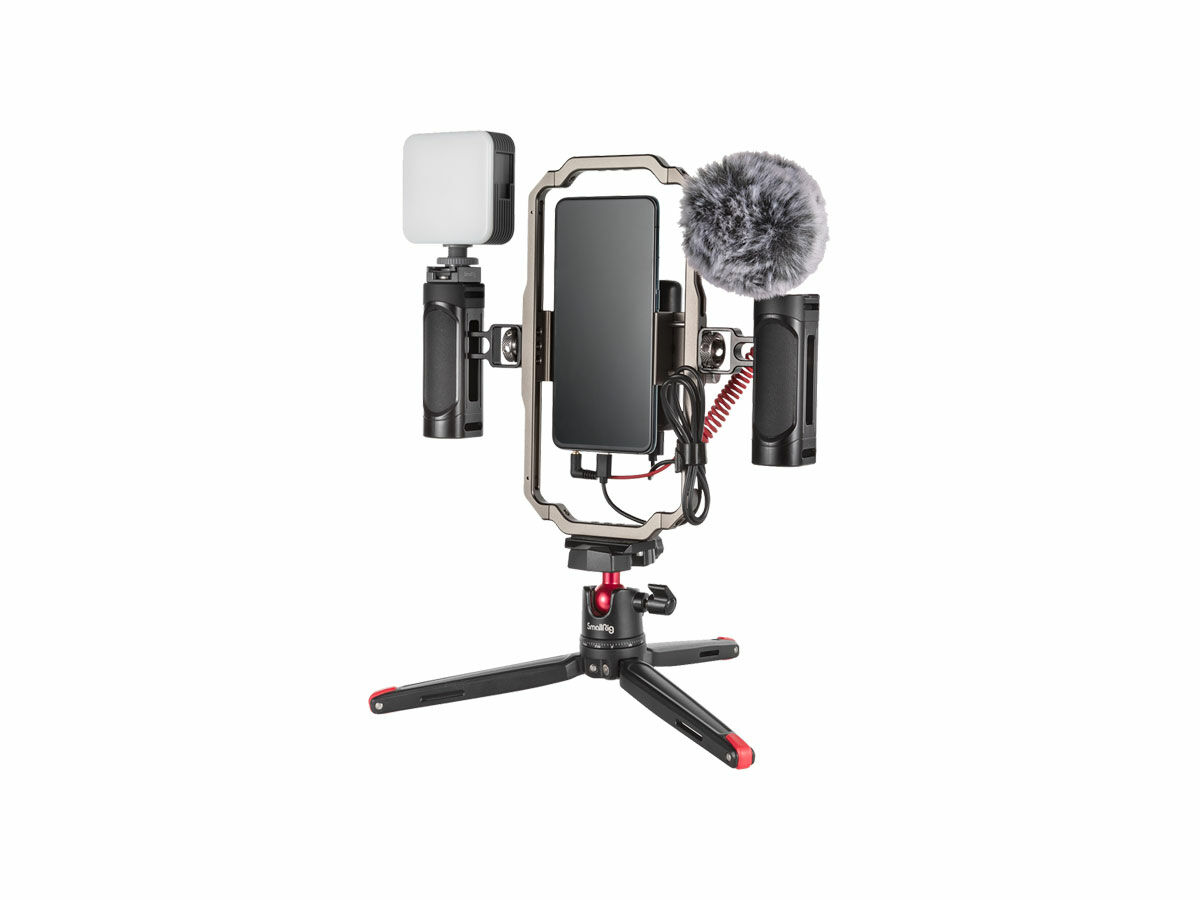 SmallRig 3384 Professional Vlogging Kit for Phone Video Live Streaming ...