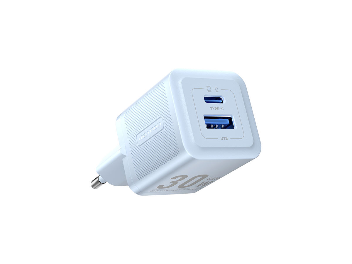 Vention USB 30W GaN 2-port Charger | Scandinavian Photo
